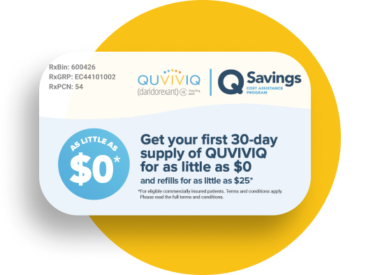 QUVIVIQ™ (daridorexant) | Your Sleep Story Results